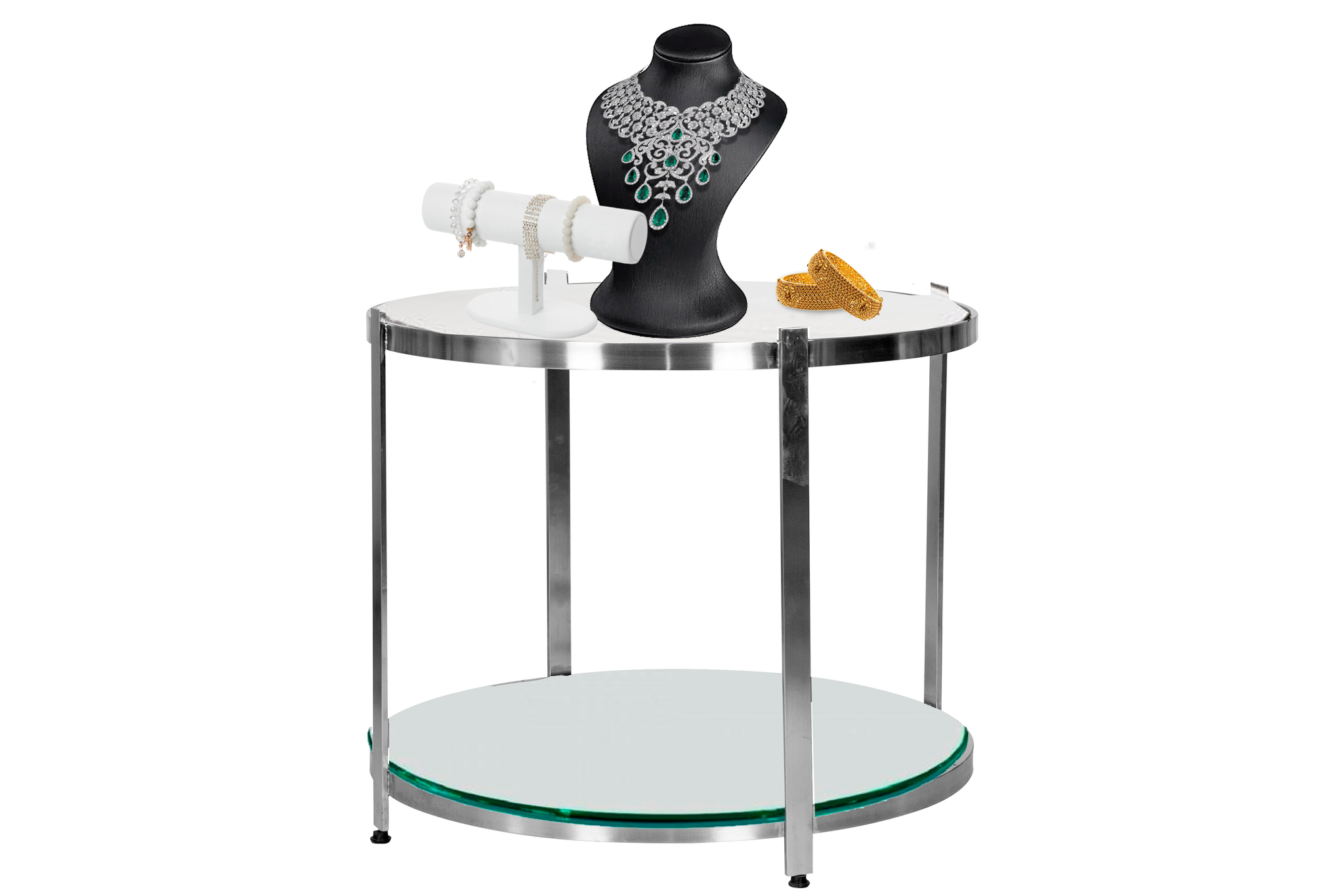 LuxeSphere - Round Table Rack | Jewellery – Creative Display